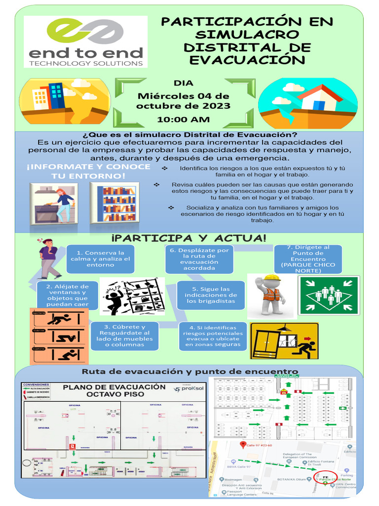 Infografia Simulacro | PDF