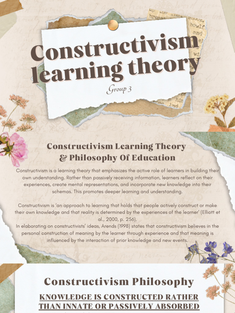 Constructivism | PDF | Constructivism (Philosophy Of Education) | Learning