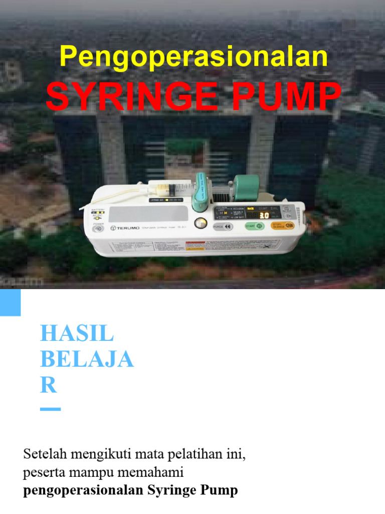 PPT Syringe Pump | PDF