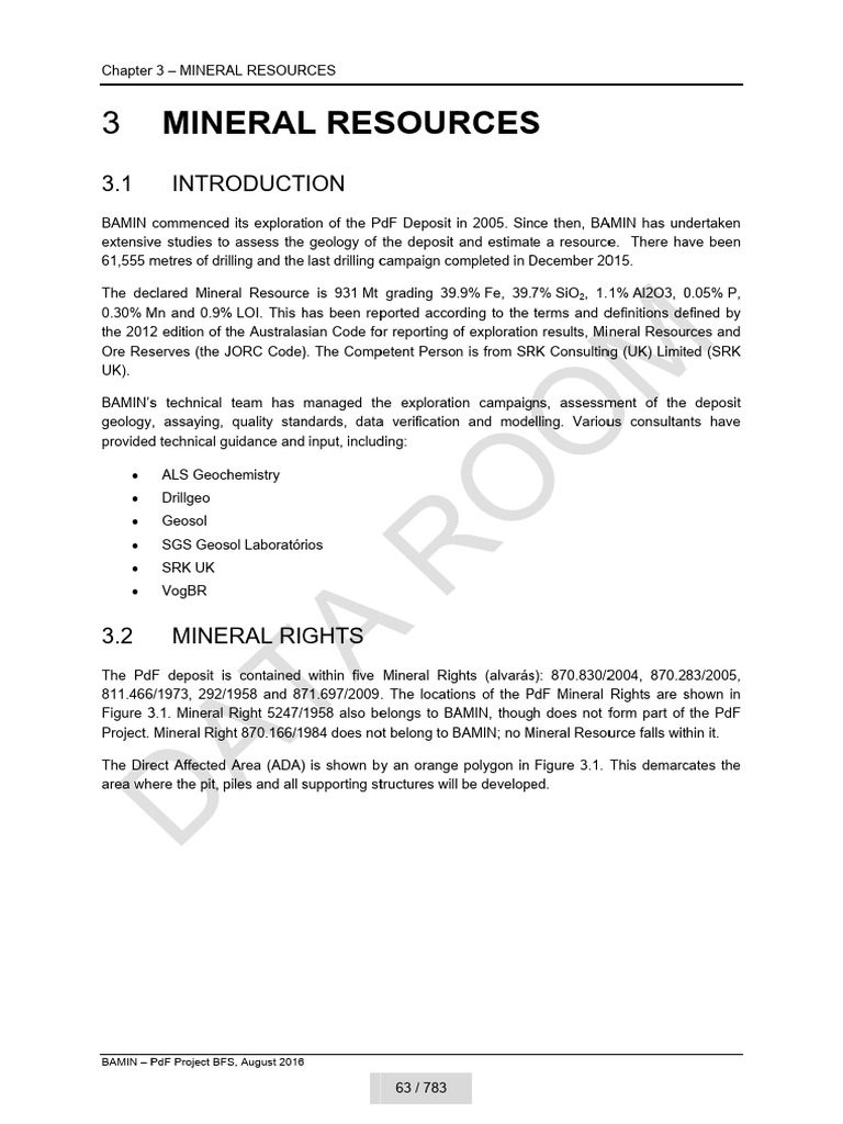 2.3 Chapter 3 - Mineral - Resources | PDF | Databases | Geographic ...