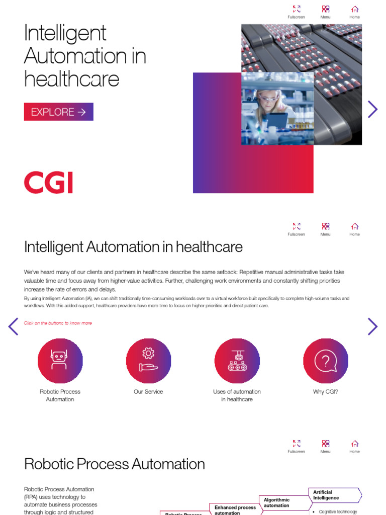 Intelligent Automation Healthcare | PDF | Automation | Electronic ...
