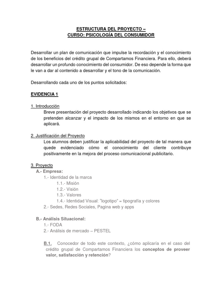 Estructura Del Proyecto E2 | PDF Estructura Del Proyecto E2 | PDF