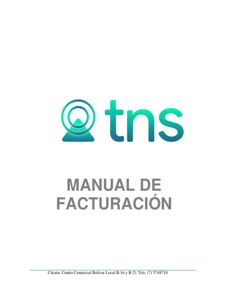 ManualFacturacion Tns | PDF
