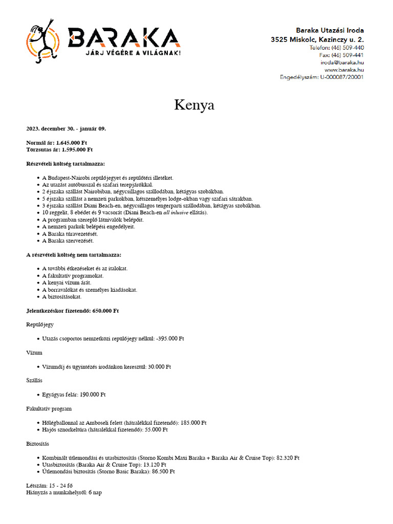 Baraka Kenya 2023 12 30 | PDF