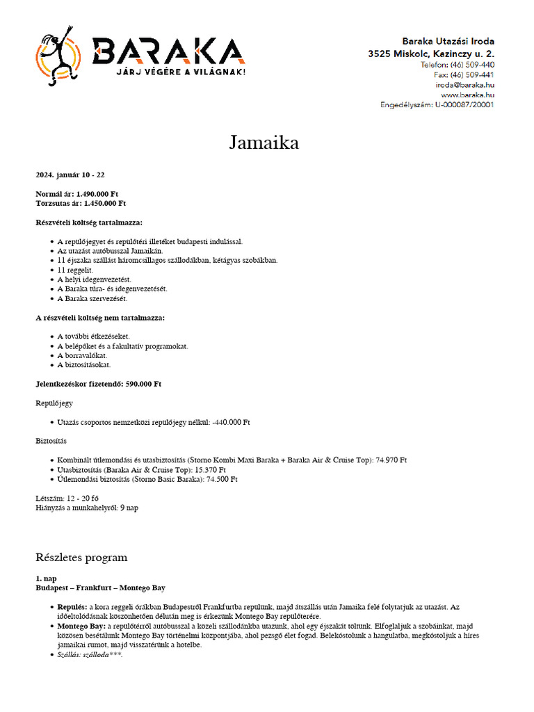 Baraka Jamaika 2024 01 10 | PDF