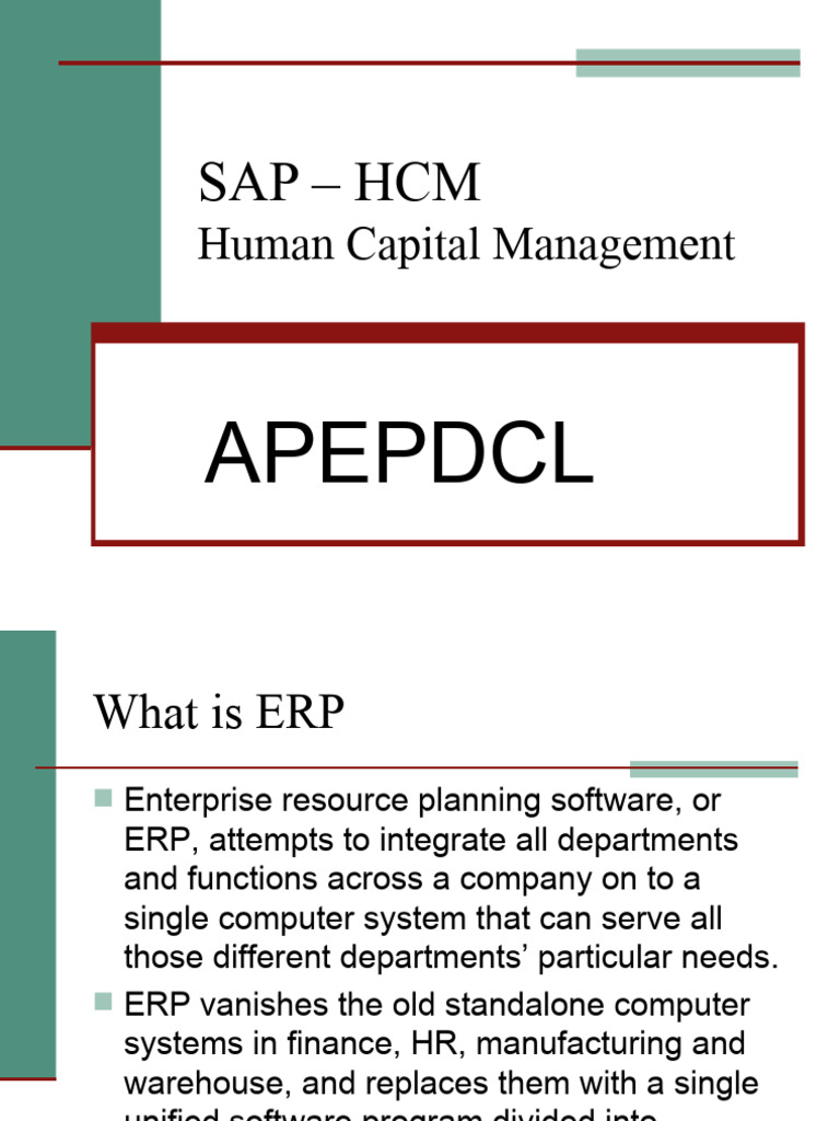 Sap - HCM | PDF | Payroll | Enterprise Resource Planning