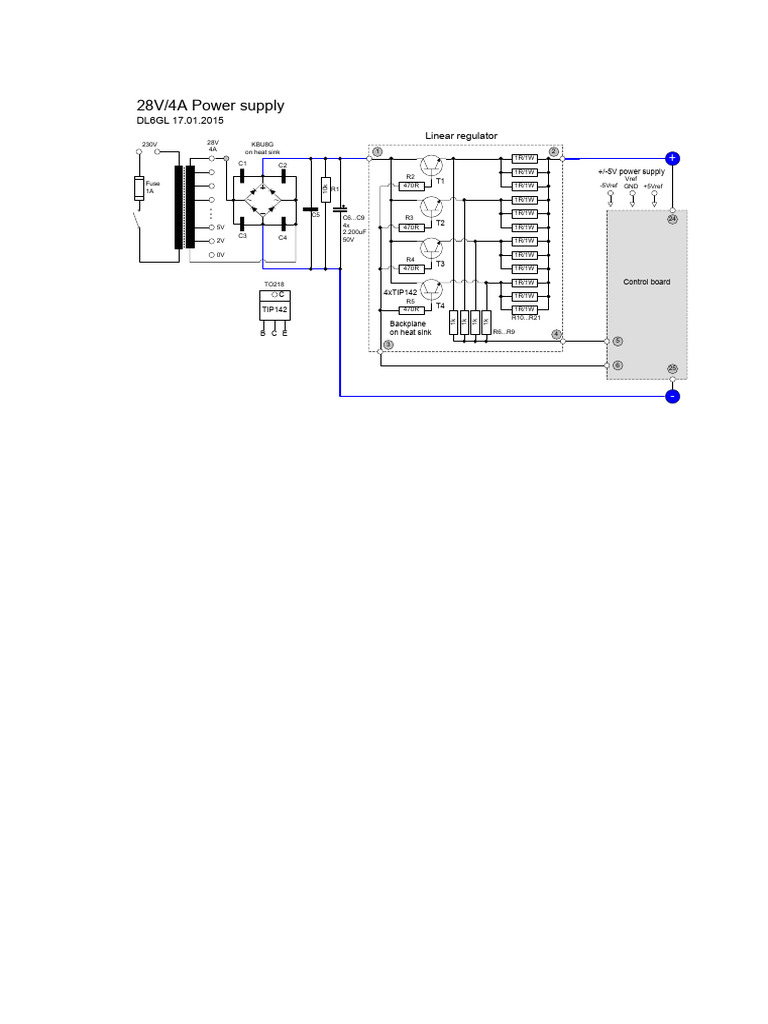 Adi Alimentator Lab-Psu - Schematics - 0 de Studiat | PDF