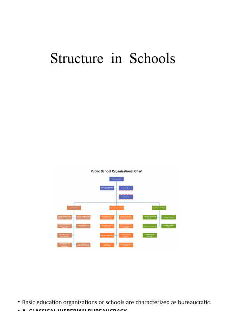School Organizational Structure Overview | PDF | Organizational ...