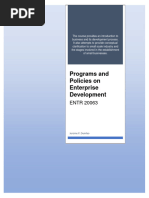 Module 1 Introduction To Enterprise Development Programs and Policies | PDF | Entrepreneurship ...