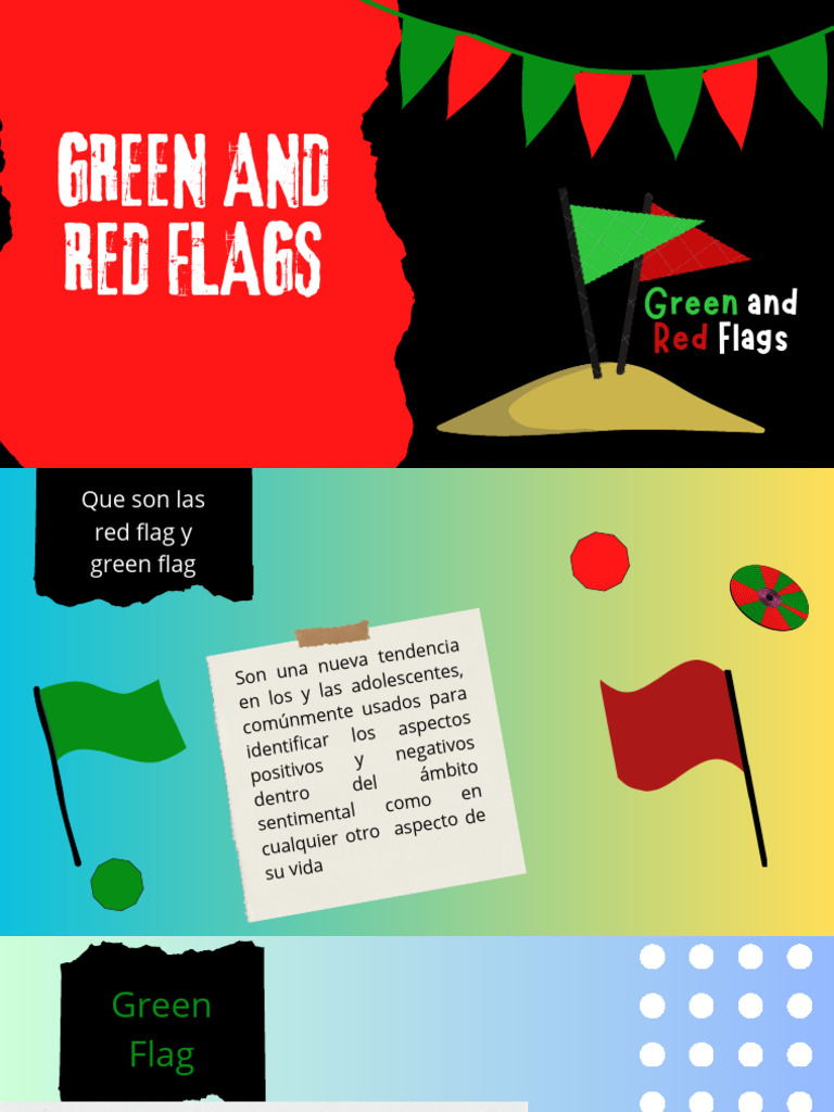 Presentación Red Flags - Green Flags 2023-2024 | PDF