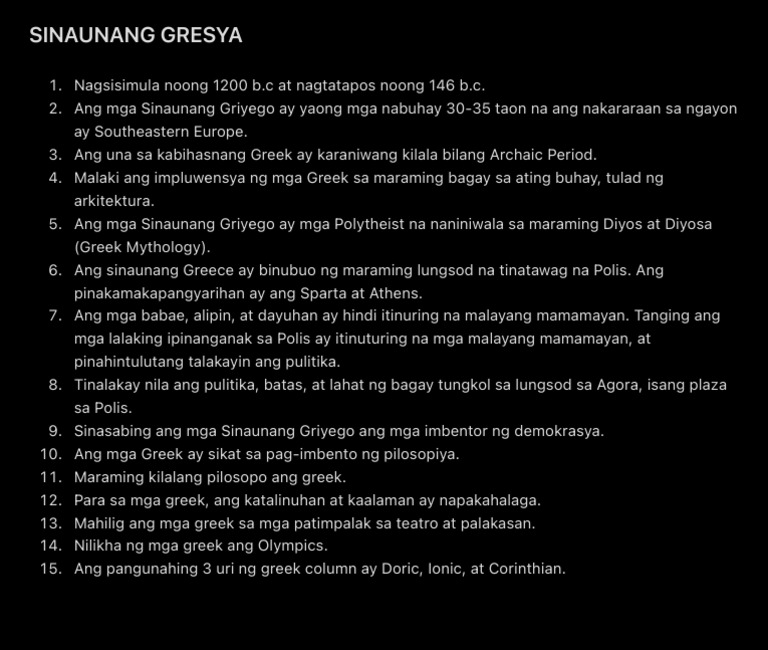 Sinaunang Gresya | PDF
