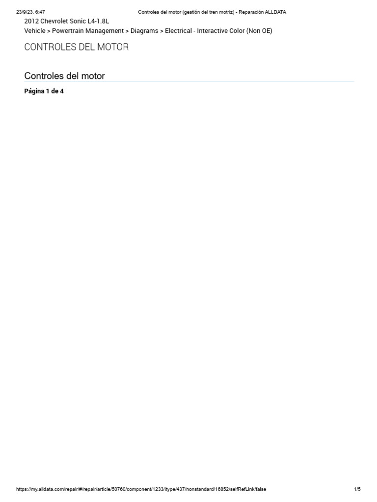 2012 Chev Sonic 1.8 PCM | PDF