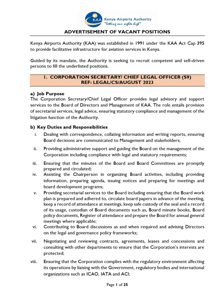 Final Detailed External Job Advertisement For Website | PDF ...