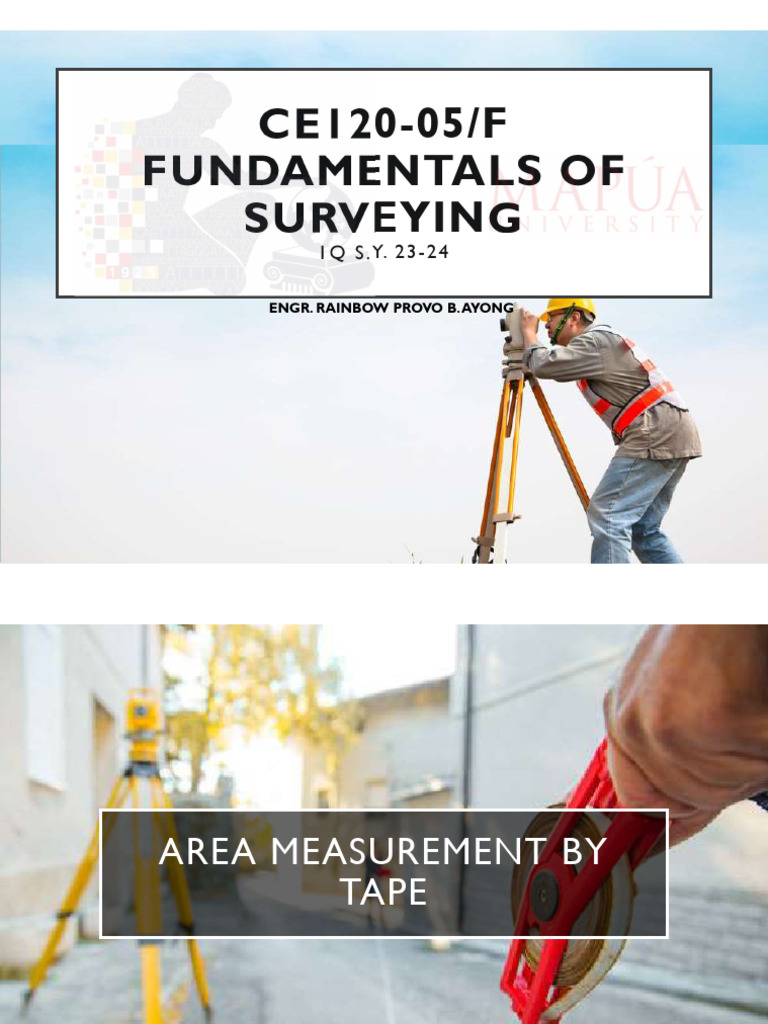 CE120-05F Area Measurement | PDF | Area | Triangle