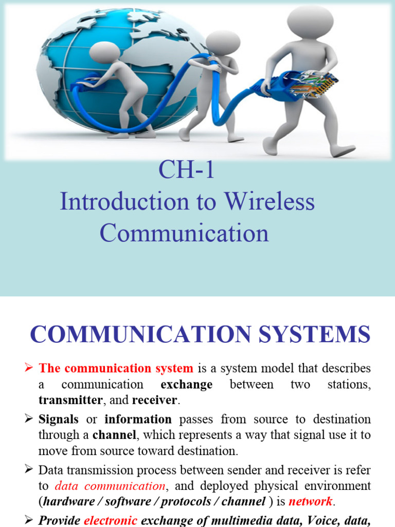 CH-1-Introduction To Wireless Communications | PDF | Radio | Telecommunications
