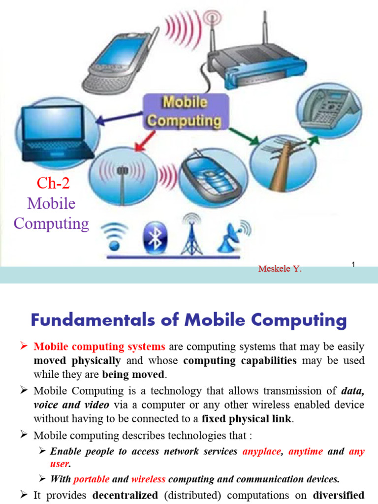 CH 2 MC | PDF | Mobile Device | Mobile Computing