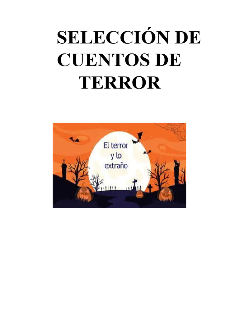 Selección de Cuentos de Terror | PDF