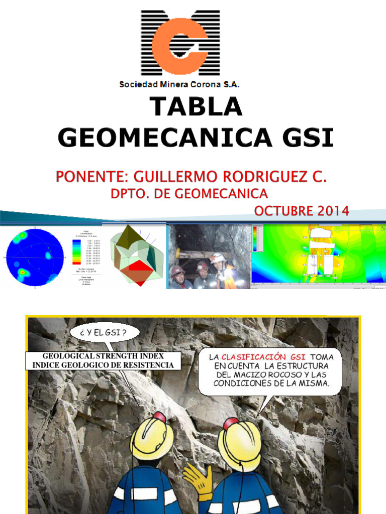 Tabla Geomecanica GSI | PDF
