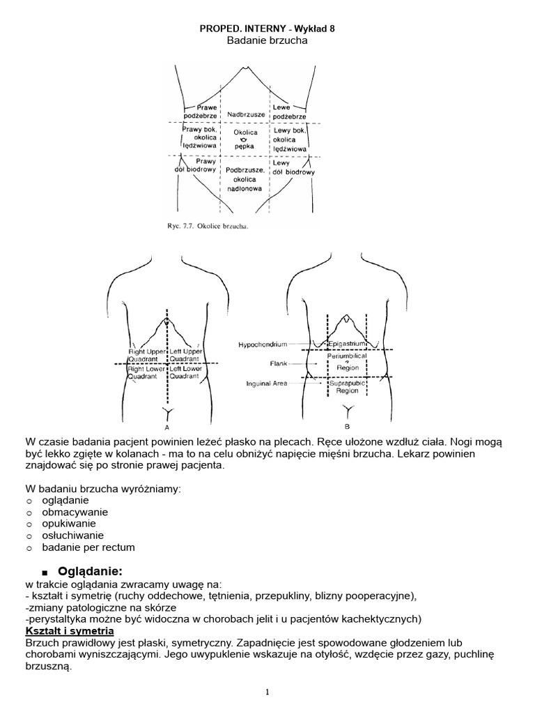 PROPED. INTERNY Wyklad 8 | PDF