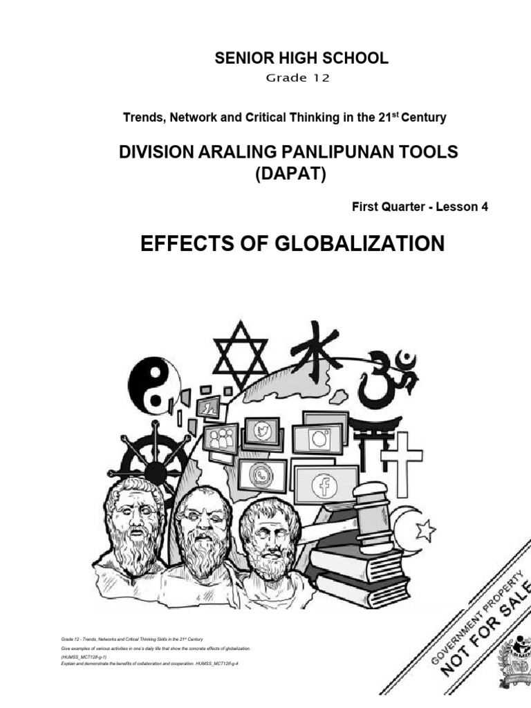 SHS12-TNCT-Wk4 New | PDF | Globalization | Collaboration