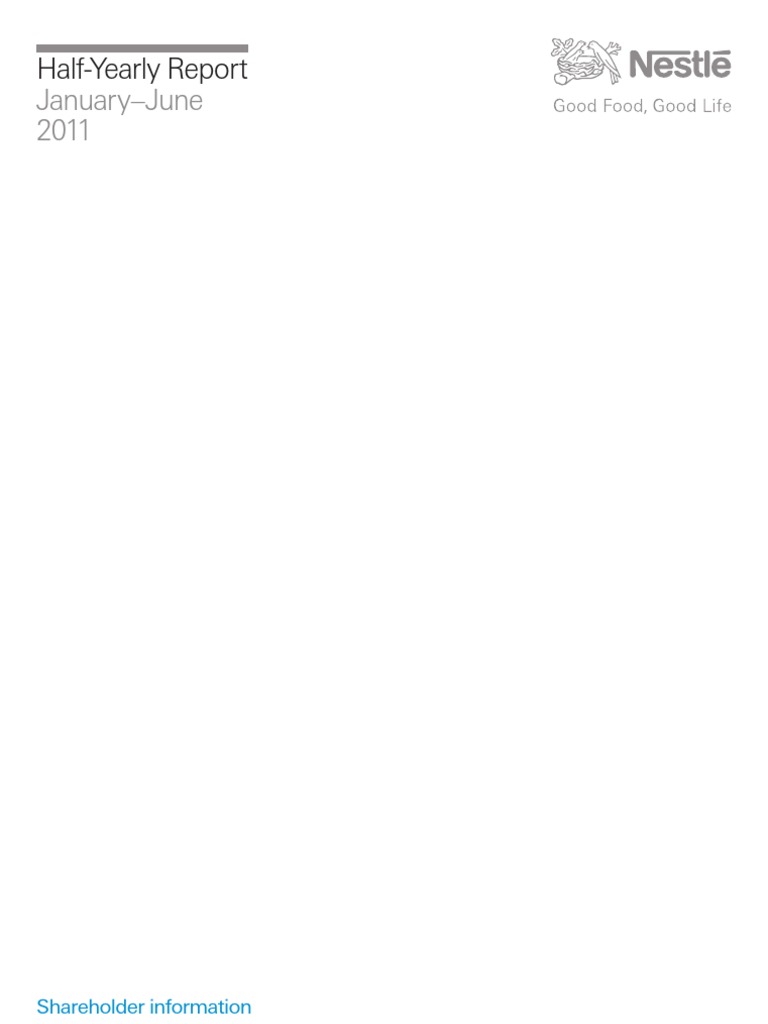 2011 Half Yearly Report en | PDF | International Financial Reporting ...