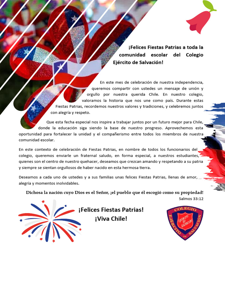 Saludo de Fiestas Patrias 2023 | PDF