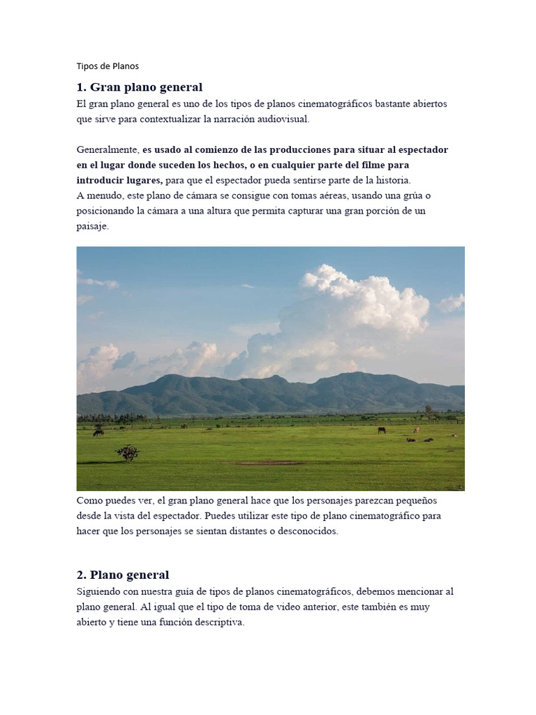 Tipos de Planos | PDF