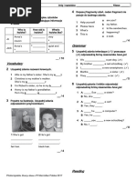 Brainy 4 Unit 1 Test | PDF