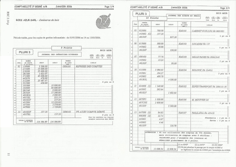 Corrige Compta Pdf
