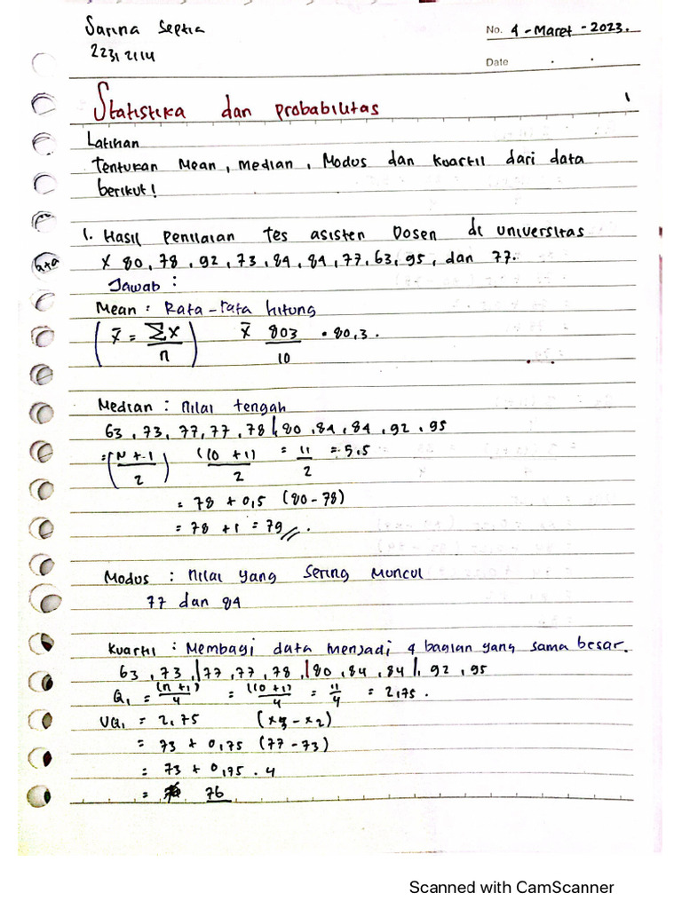 Sarina Septia SP3 | PDF