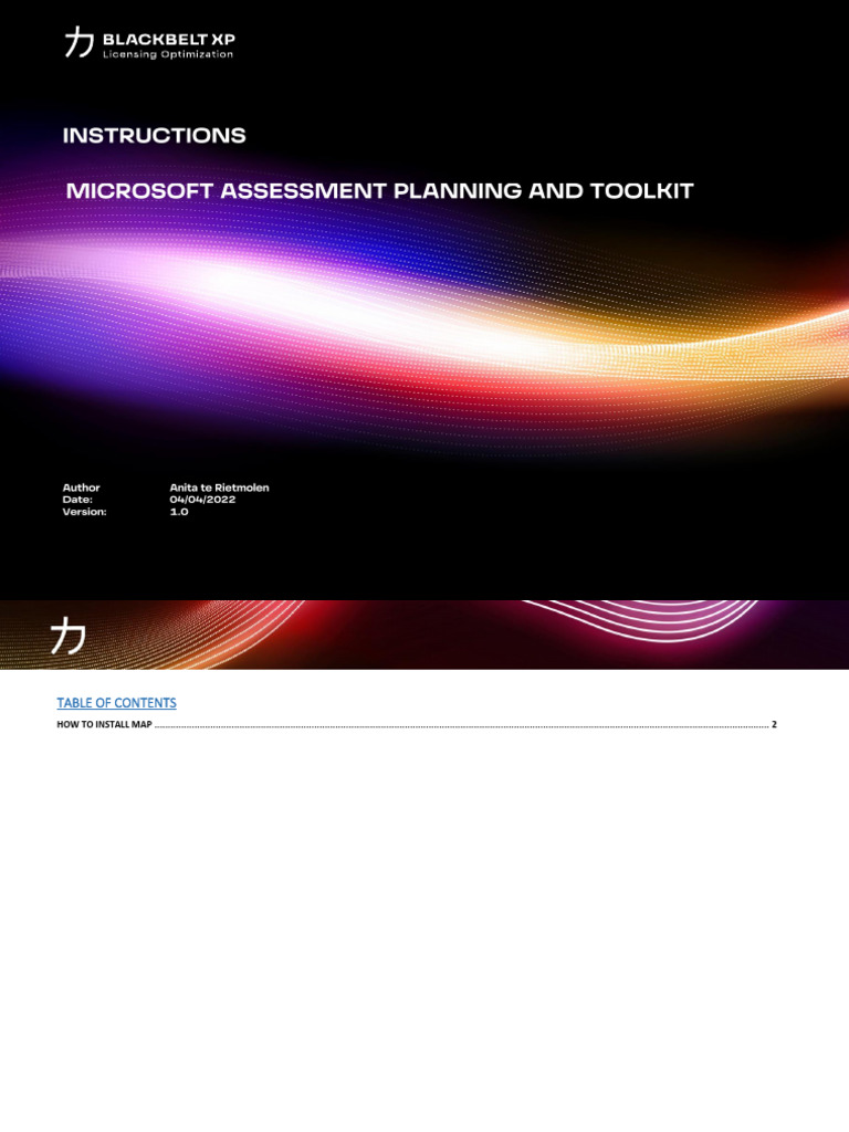 MAP Toolkit Instructions v1.0 BBXP | PDF