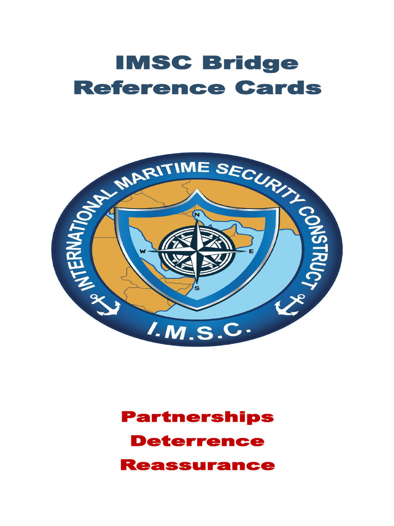 IMSC Bridge Reference Cards Overview | PDF | Naval Mine | Unmanned ...