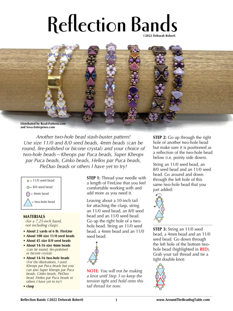 Reflection Sova 0 | PDF | Bead | Jewellery Making