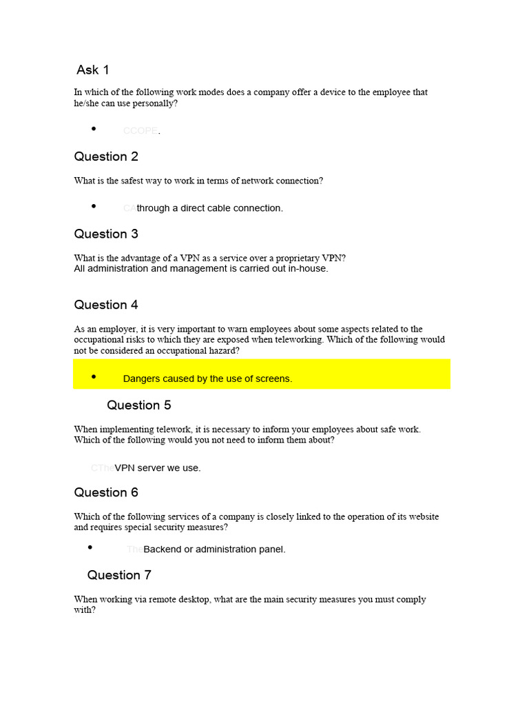 Cybersecurity Final Exam | PDF | Security | Computer Security