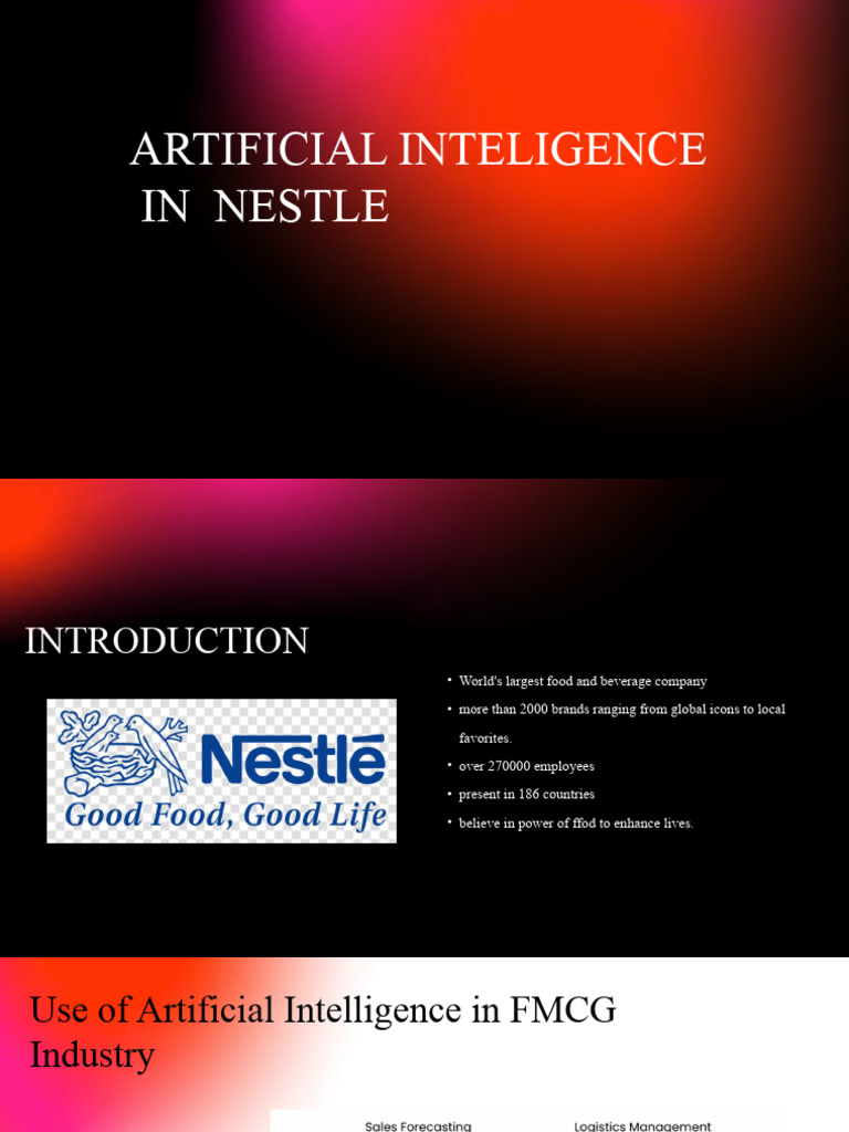 Nestlé's AI Innovations and Challenges | PDF | Business