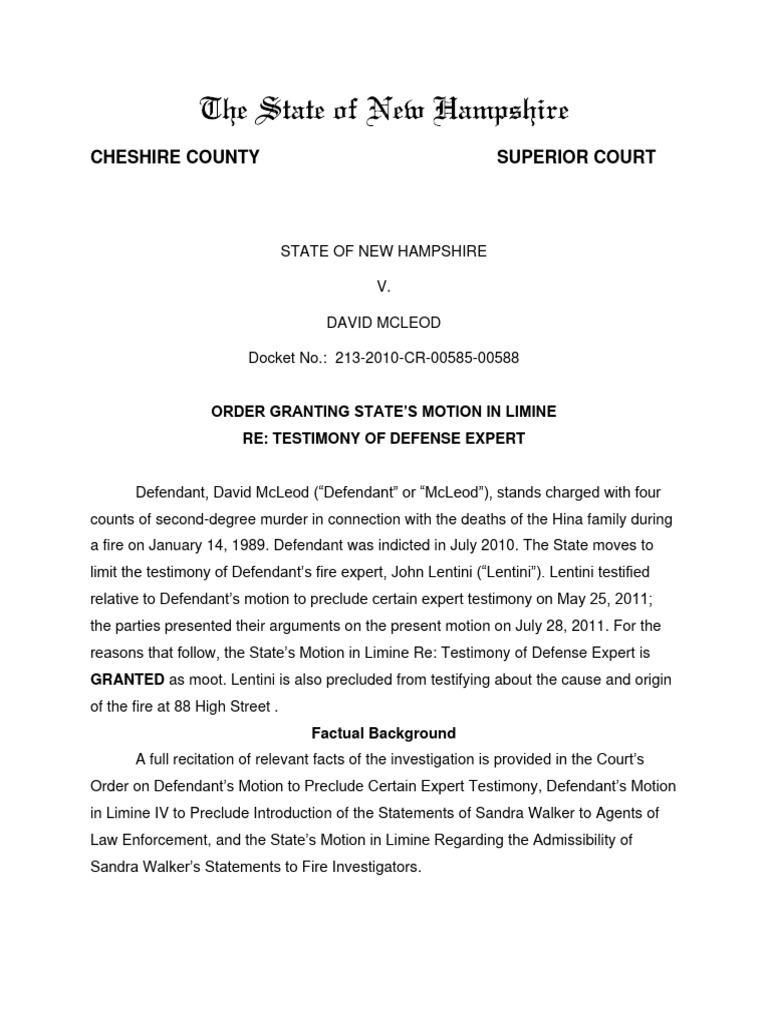 Legal Ruling on Expert Testimony | PDF | Daubert Standard | Daubert V ...