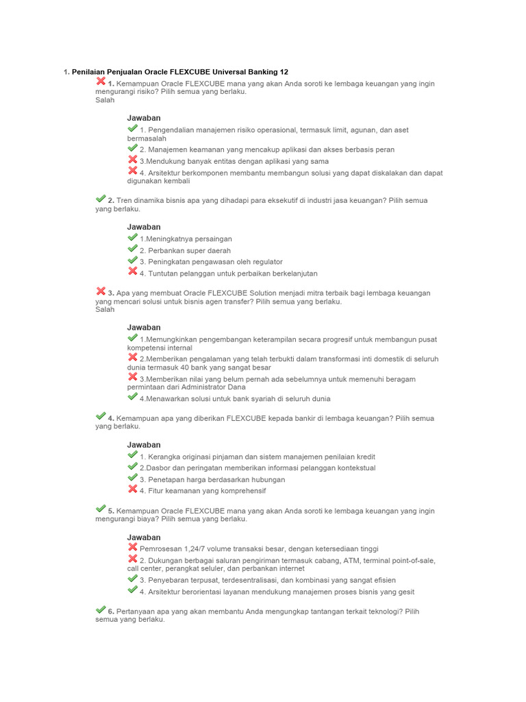 Penjualan Flexcube | PDF