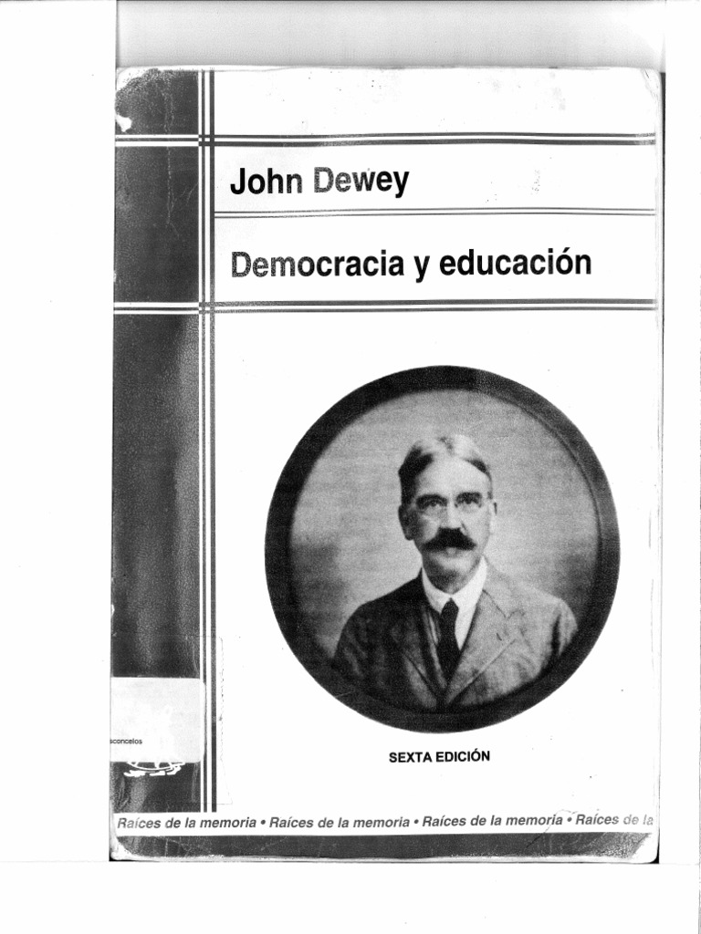 Libro Democracia y Educación. John Dewey | PDF
