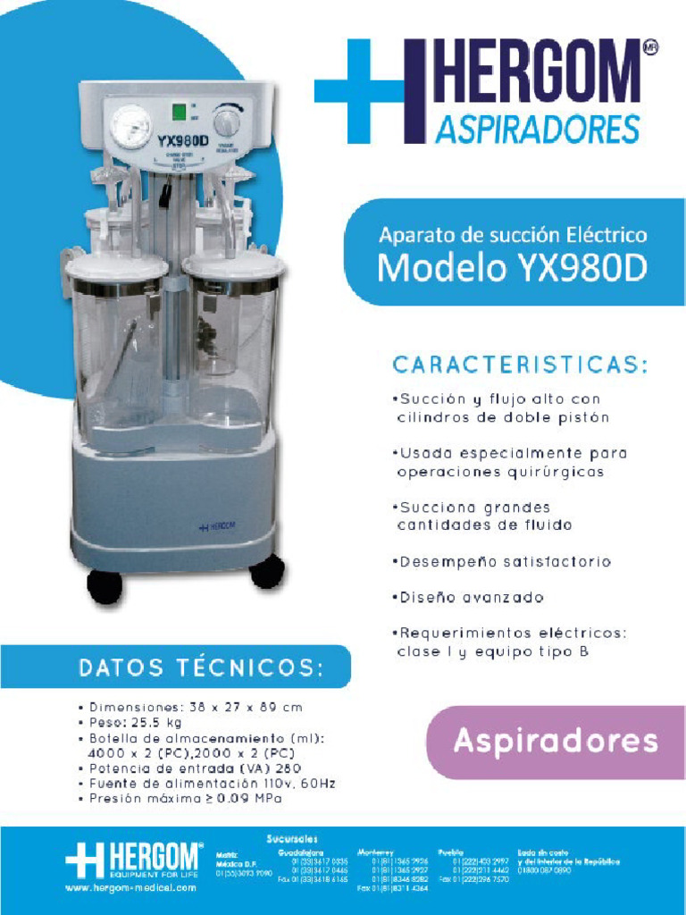 YX980D Ficha | PDF