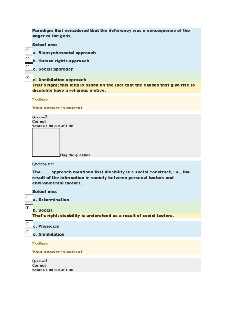 Final Questionnaire Module 1 | PDF