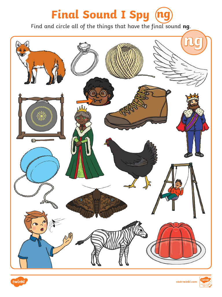 Final Sounds I Spy - Digraph NG | PDF