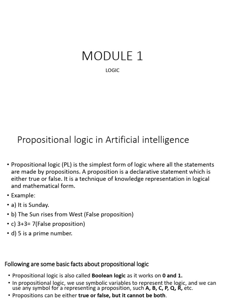 Module 1 DSGT | PDF | Logic | Contradiction