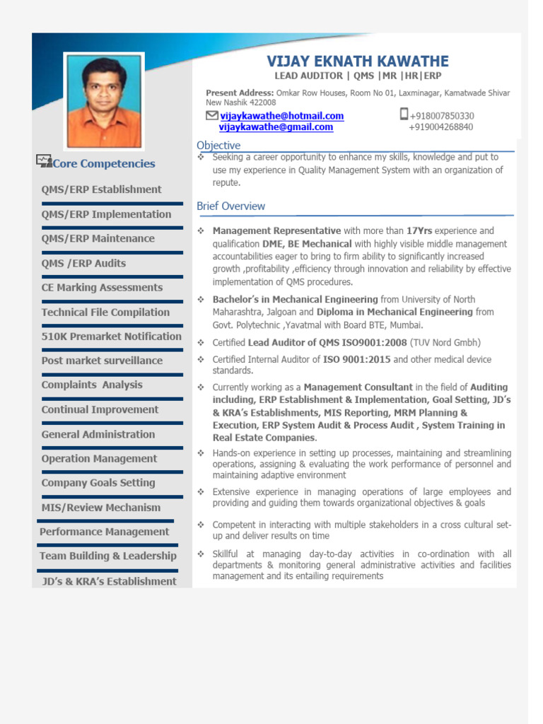 CV Vijay Kawathe 01.08.20 | PDF