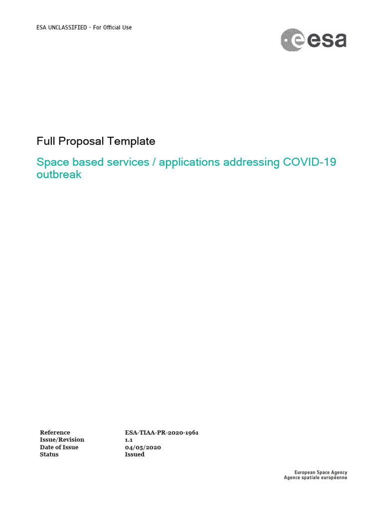 Full Proposal Template | PDF | Exchange Rate | Taxes