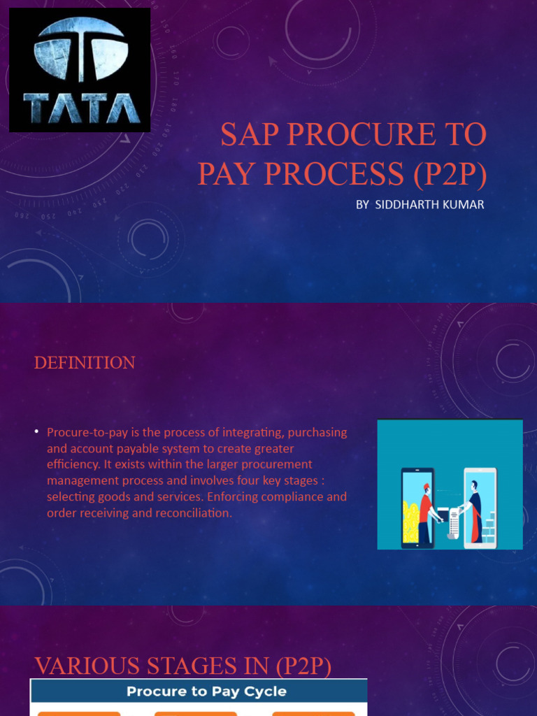 P2P PPT (Siddharth Kumar) | PDF | Receipt | Invoice