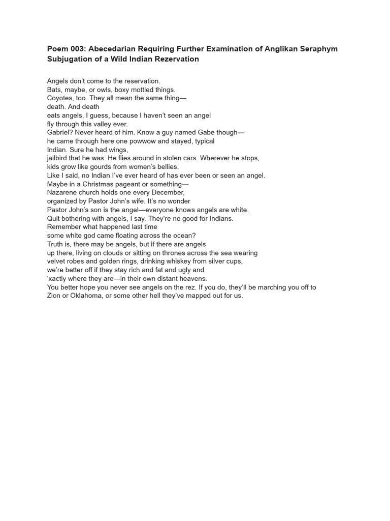 Indigenous Reflections on Angels | PDF