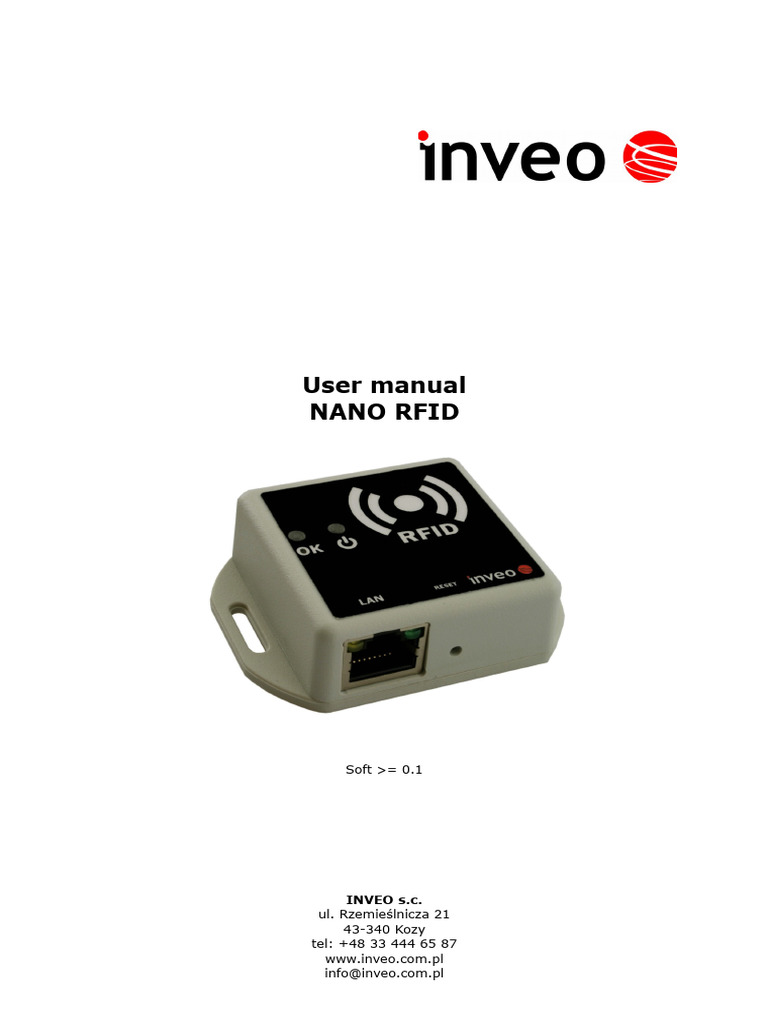 User Manual en Nano Rfid | PDF