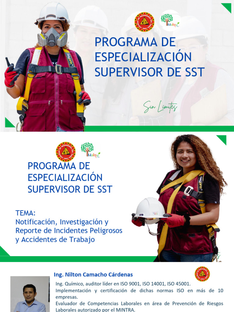 Supervisión de SST: Gestión de Accidentes | PDF