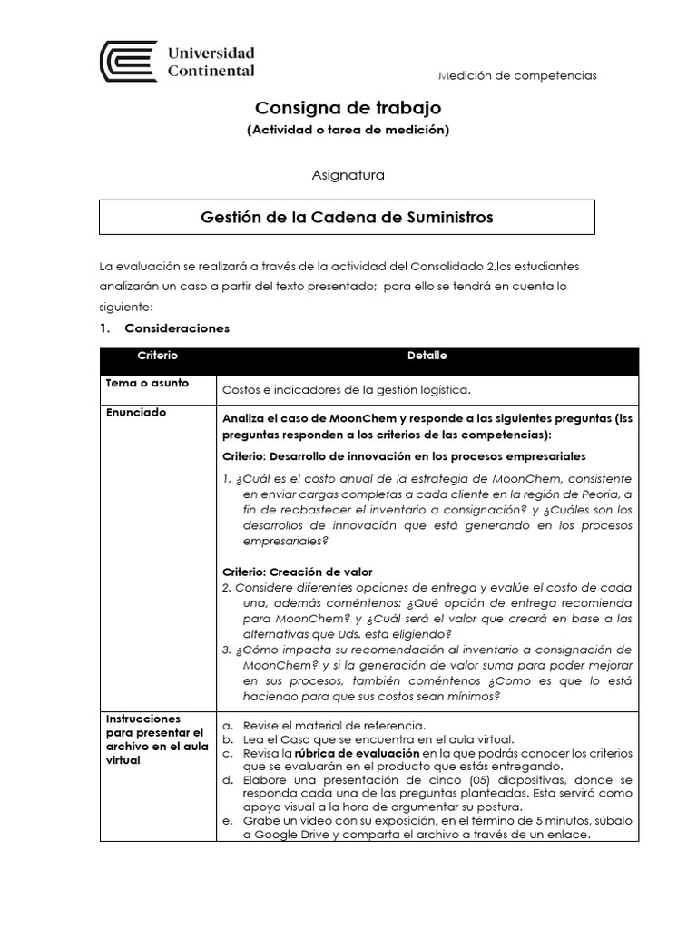 Consigna | PDF | Inventario | Business