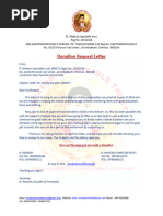 Request Letter Format For Dormant Account Activation | PDF